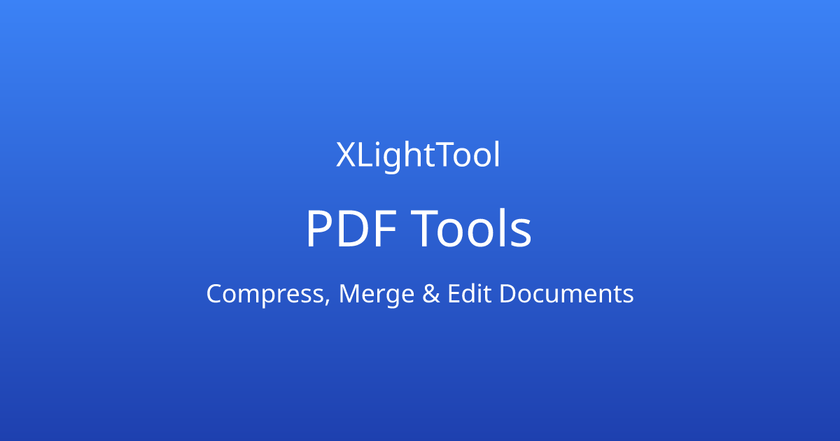 Herramientas PDF | Comprimir, Fusionar Y Editar Documentos